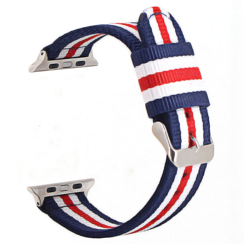 Blue White & Red NATO Strap – Luxe Strap